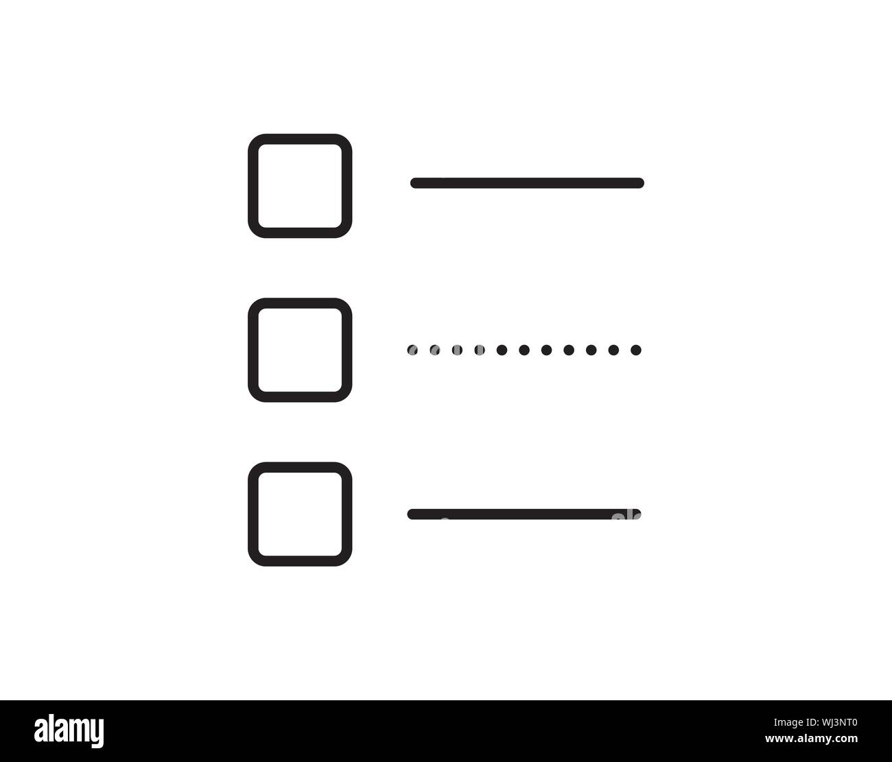 Number list Cut Out Stock Images & Pictures - Alamy