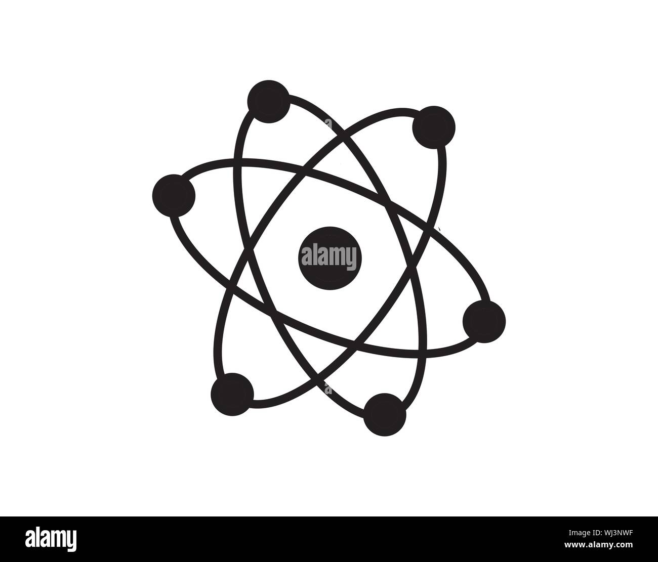 Atom icon vector , atom symbols. - Vector Stock Vector Image & Art - Alamy