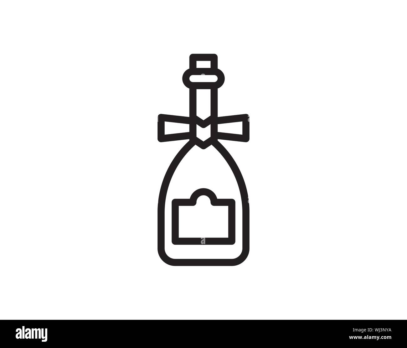 Realistic glass sparkling champagne Stock Vector Images - Alamy