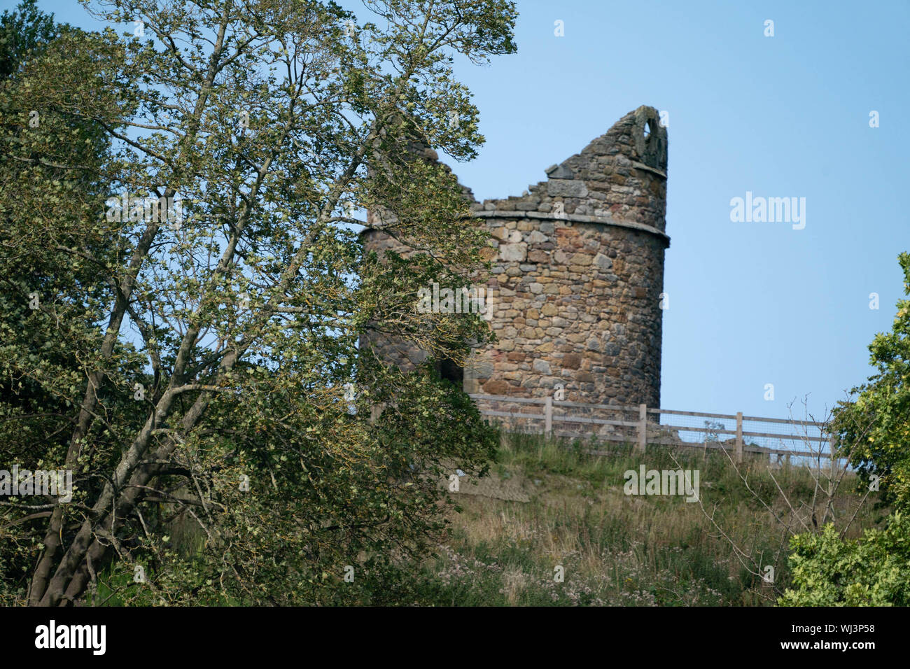 folly in a field summertime Stock Photo - Alamy