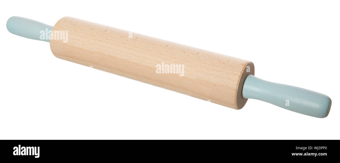 Rolling Pin isolated on white background Stock Photo - Alamy