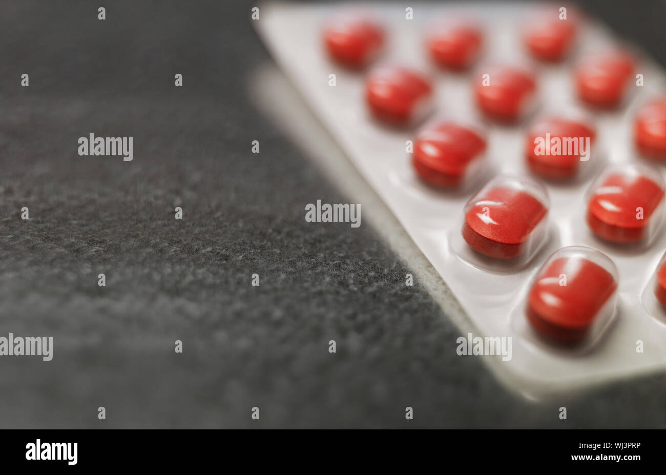 Blister pack of medicine pills Stock Photo - Alamy