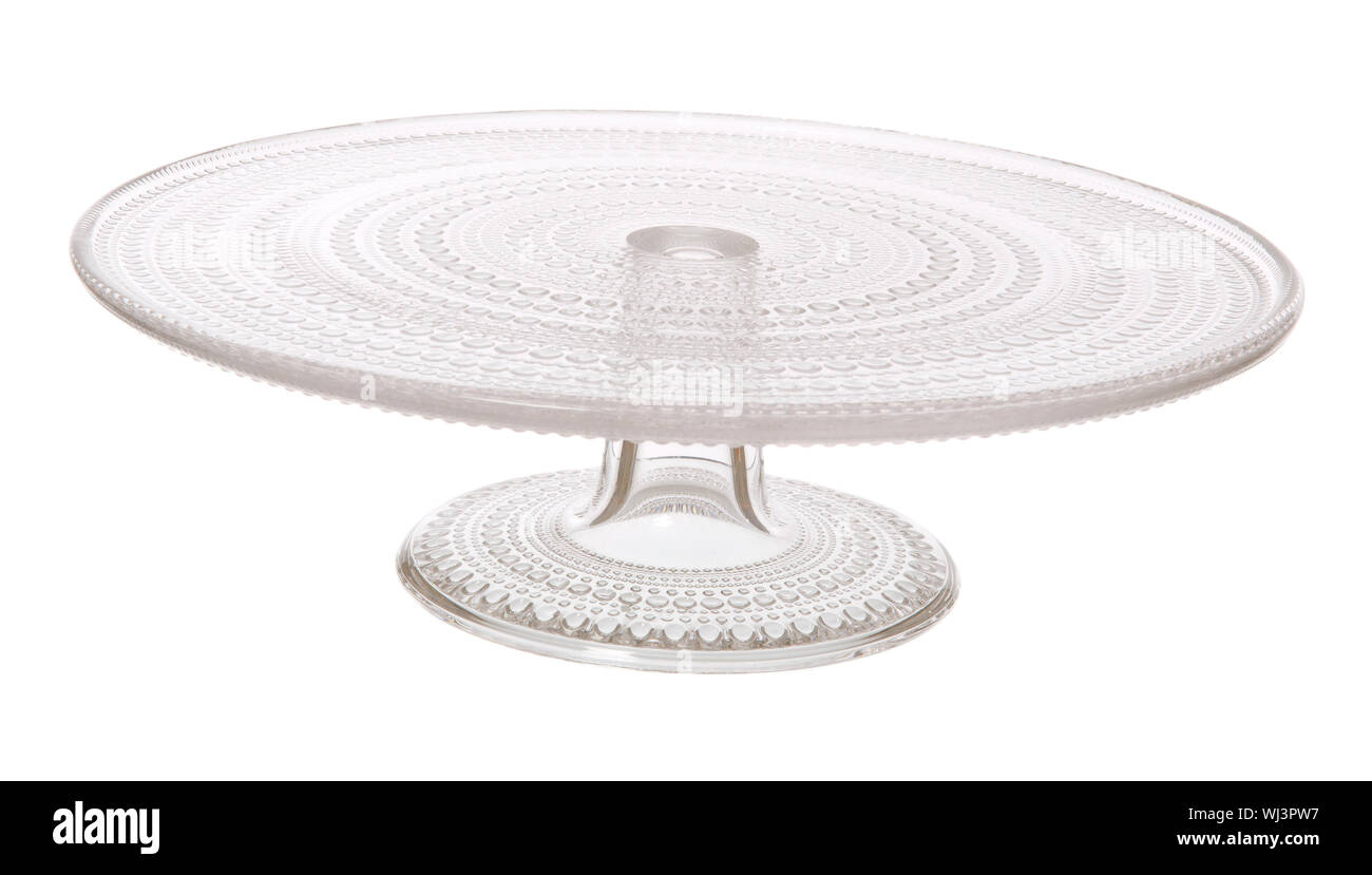 Glass Plate isolated on white background Stock Photo - Alamy