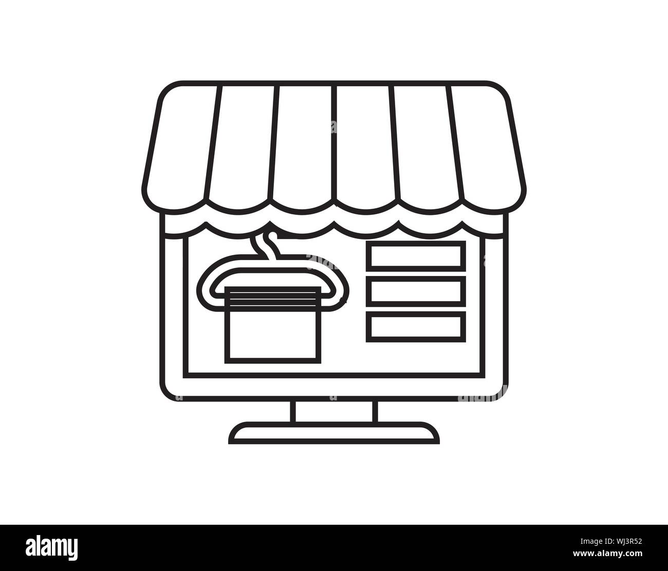 Customer purchase clothing Cut Out Stock Images & Pictures - Alamy