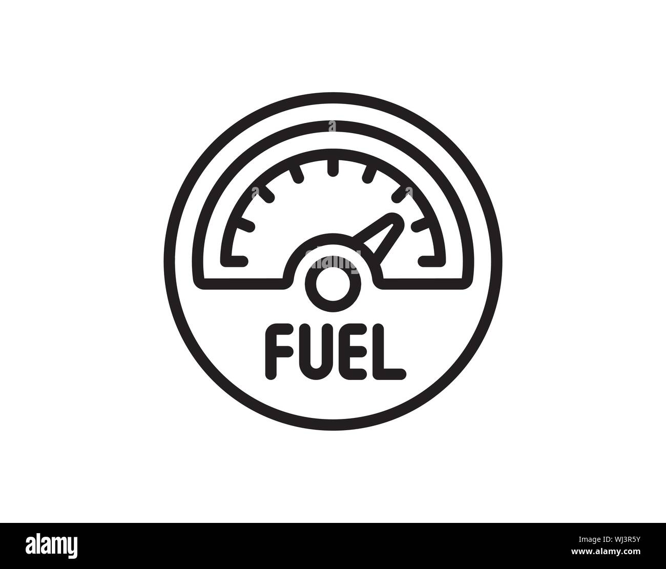 fuel gauge full vector image Stock Vector Image & Art - Alamy