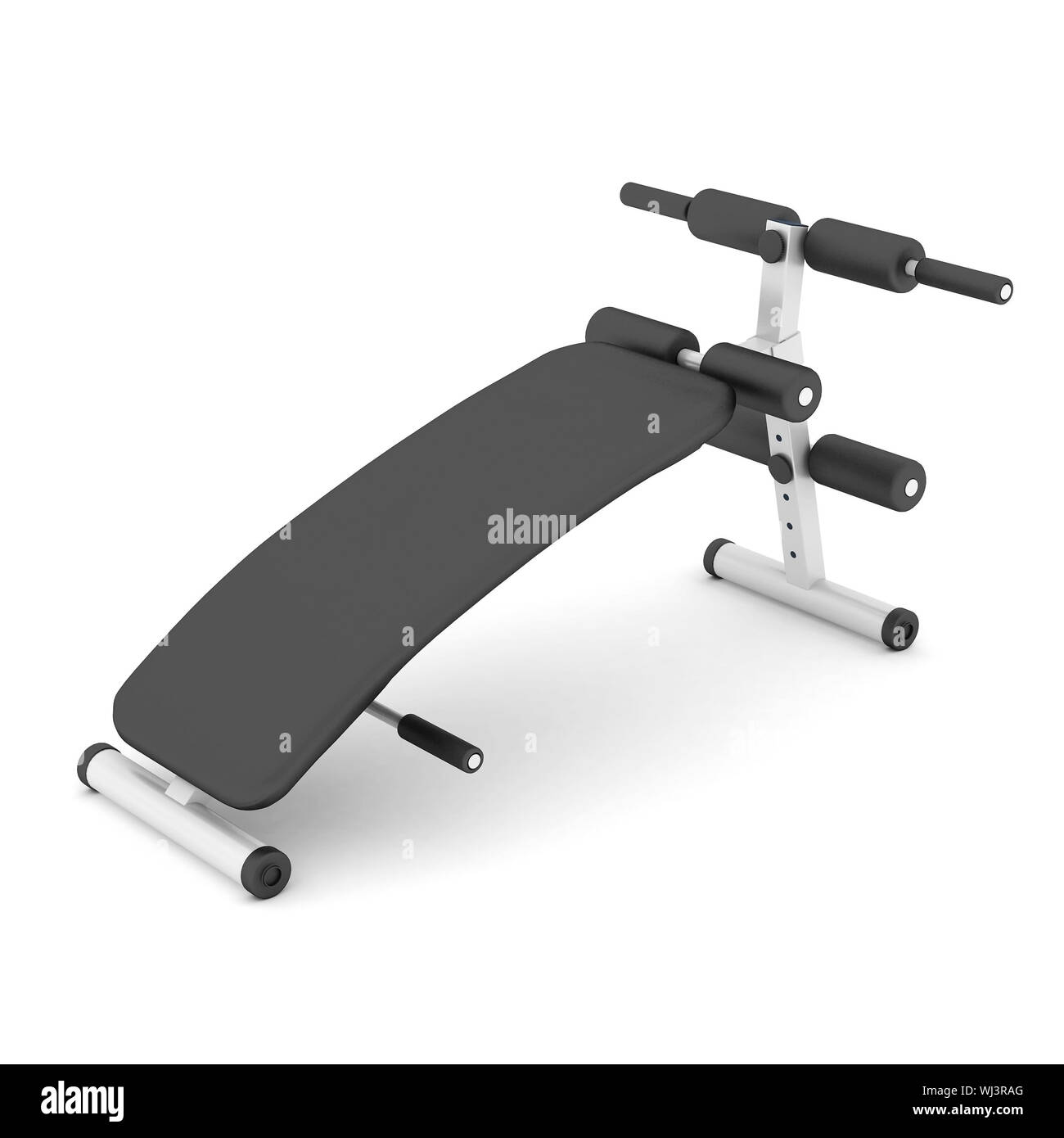 bench press isolated on white background Stock Photo - Alamy