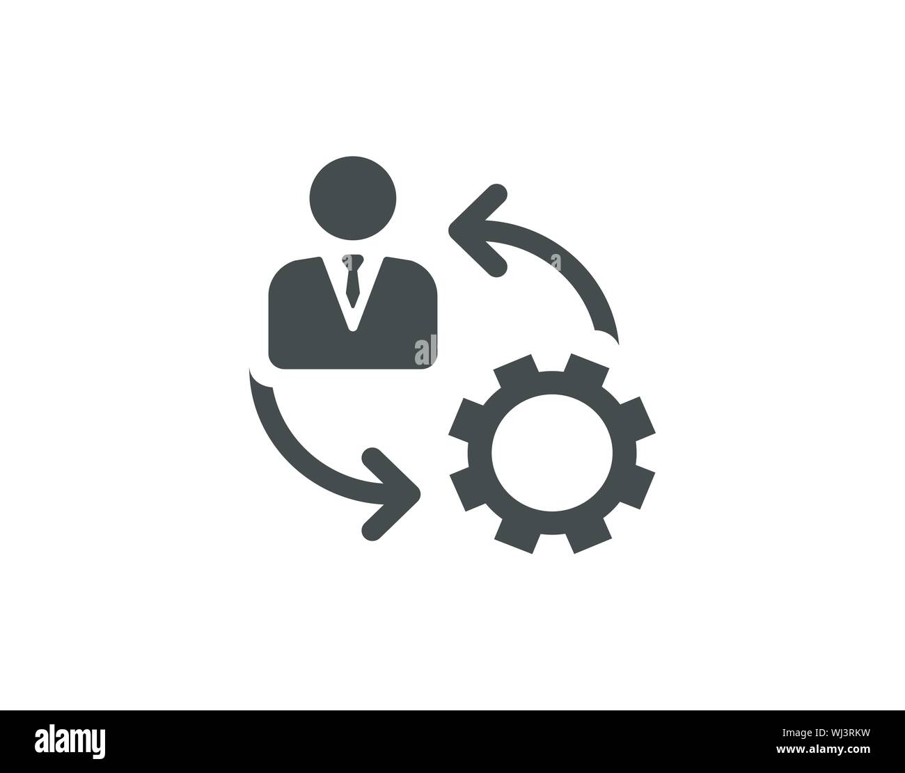 Digital workflow icon Stock Vector Images - Alamy