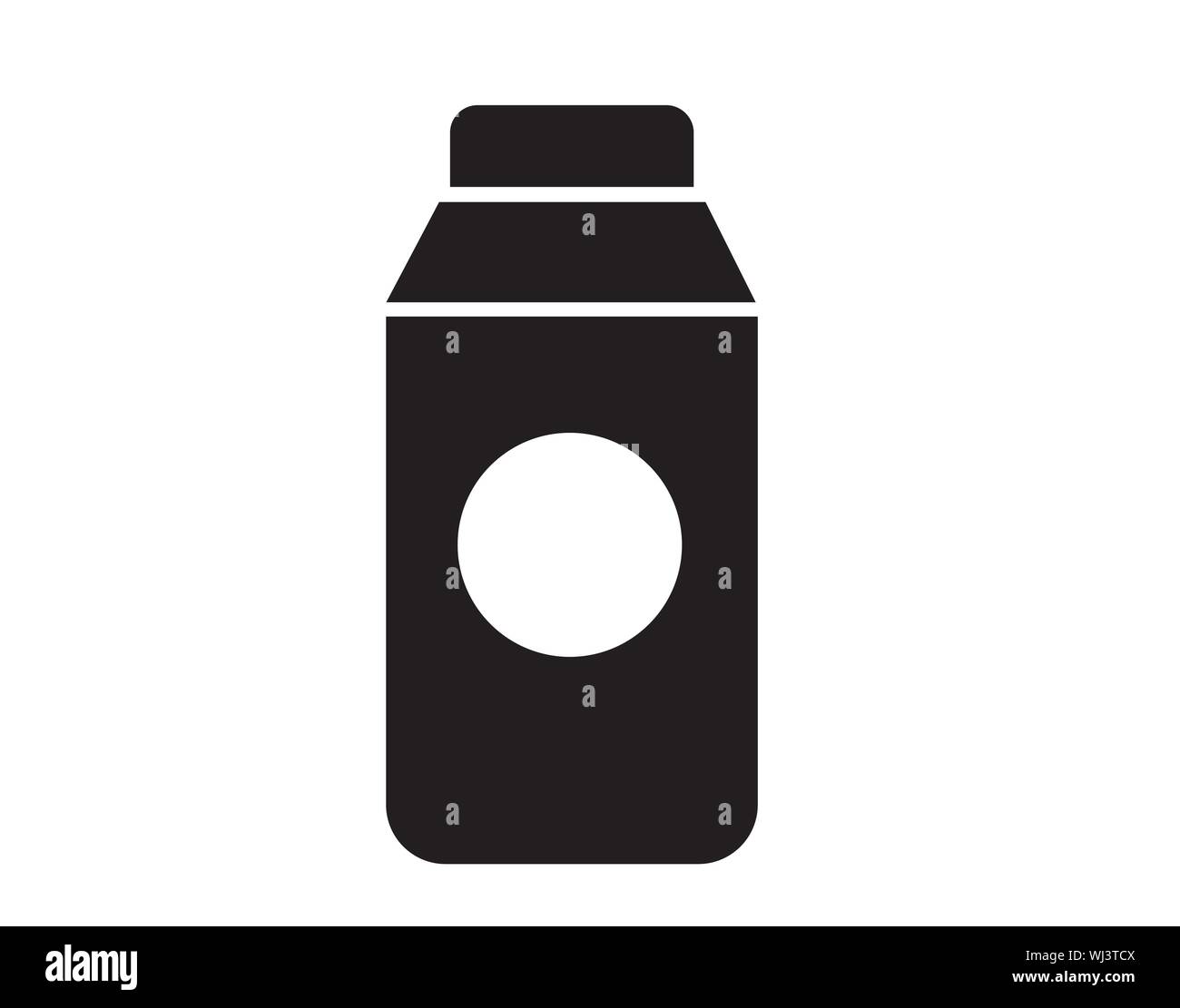 milk bottle icon Stock Vector Image & Art - Alamy