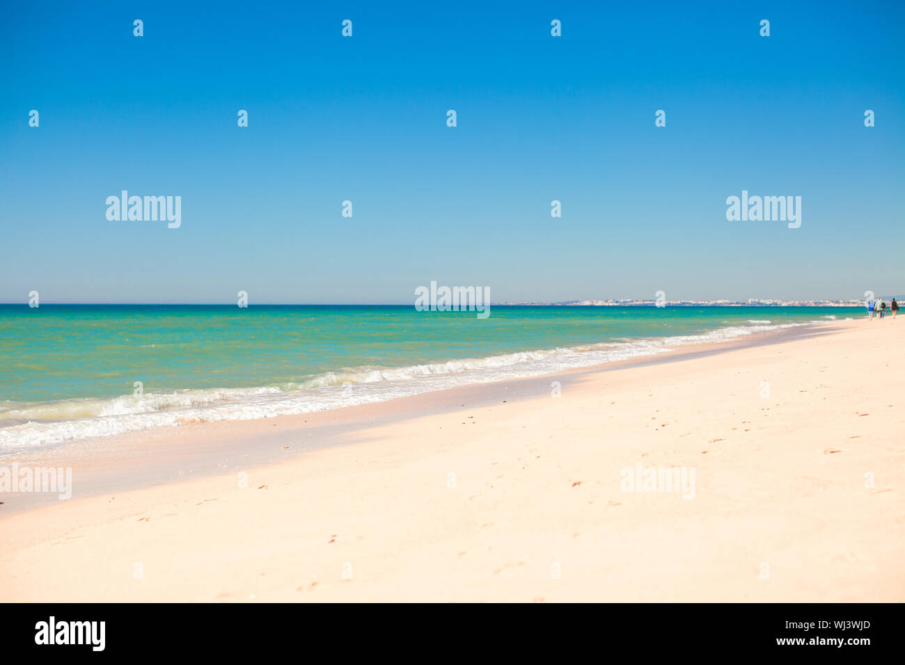 Perfect tropical beach with turquoise water and white sand Stock Photo ...