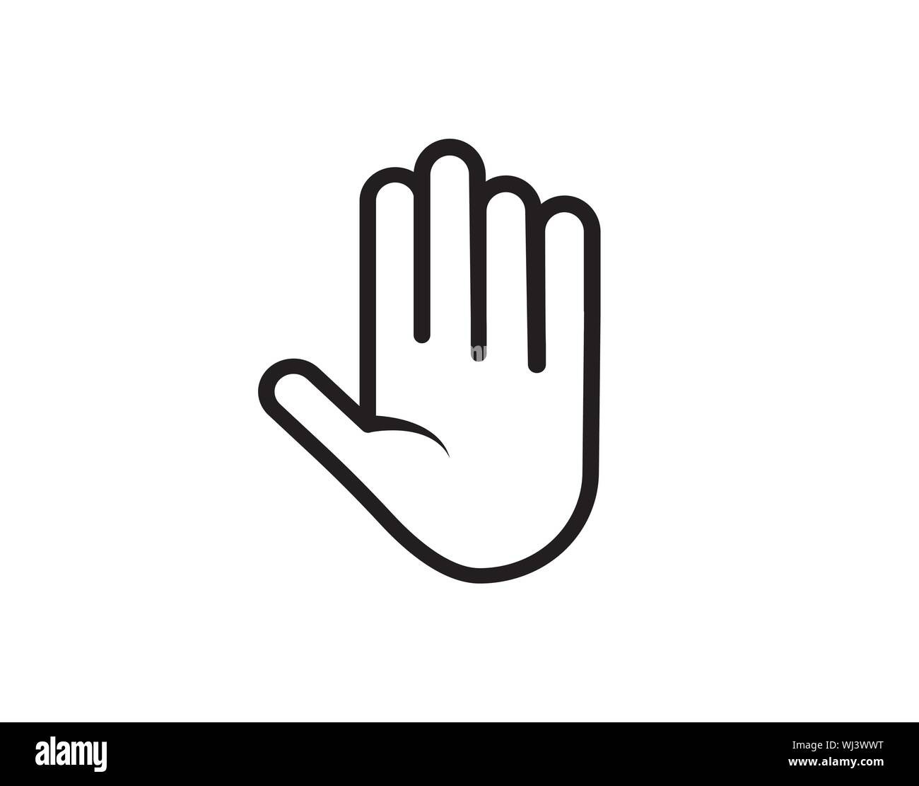 Hands gesturing icon set Stock Vector Images - Alamy