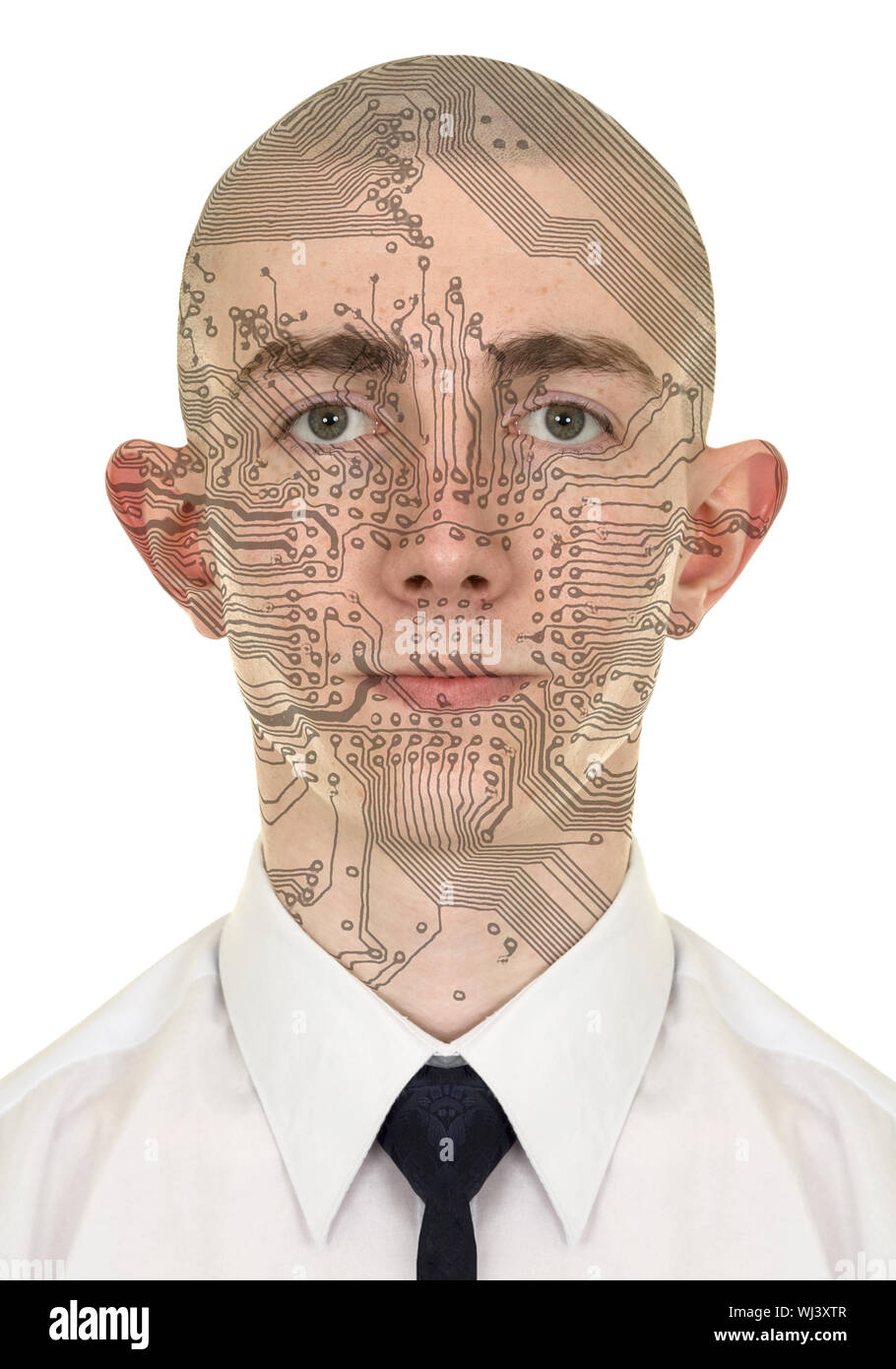 Electrical circuit on skin hi-res stock photography and images - Alamy