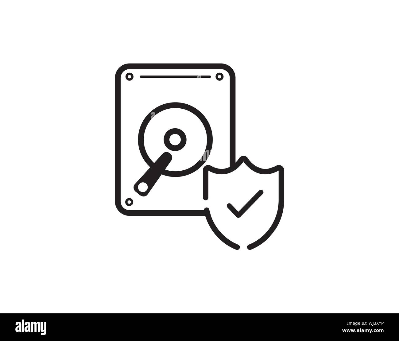 Data protection illustration art Cut Out Stock Images & Pictures - Alamy