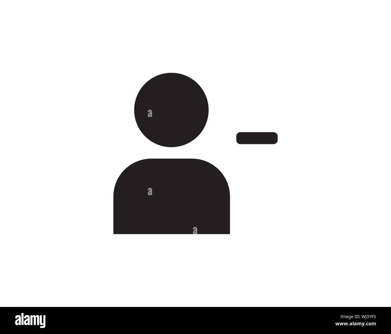 Line art simple user hi-res stock photography and images - Alamy