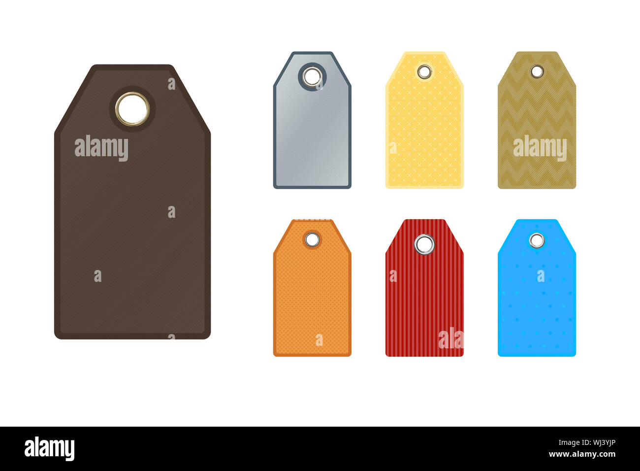 An image of some nice abstract paper tags Stock Photo - Alamy