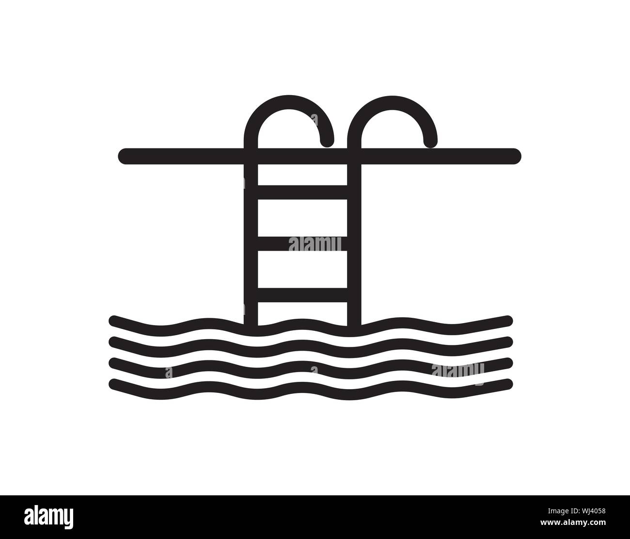 Pool signs Black and White Stock Photos & Images - Alamy