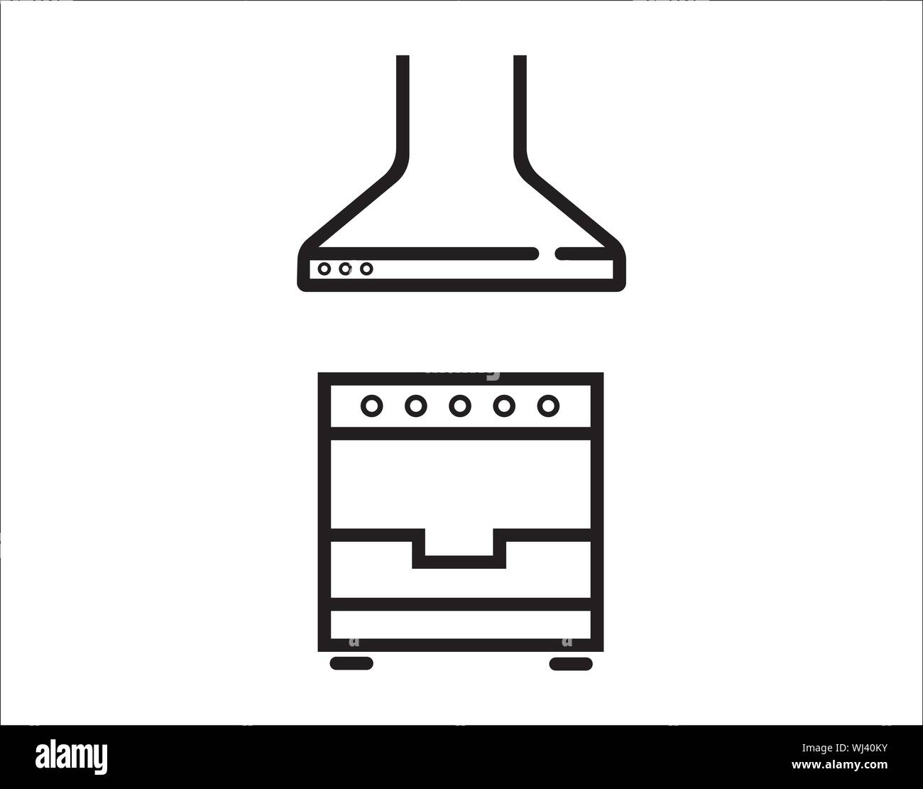 Kitchen icon. Vector, illustration Stock Vector Image & Art - Alamy