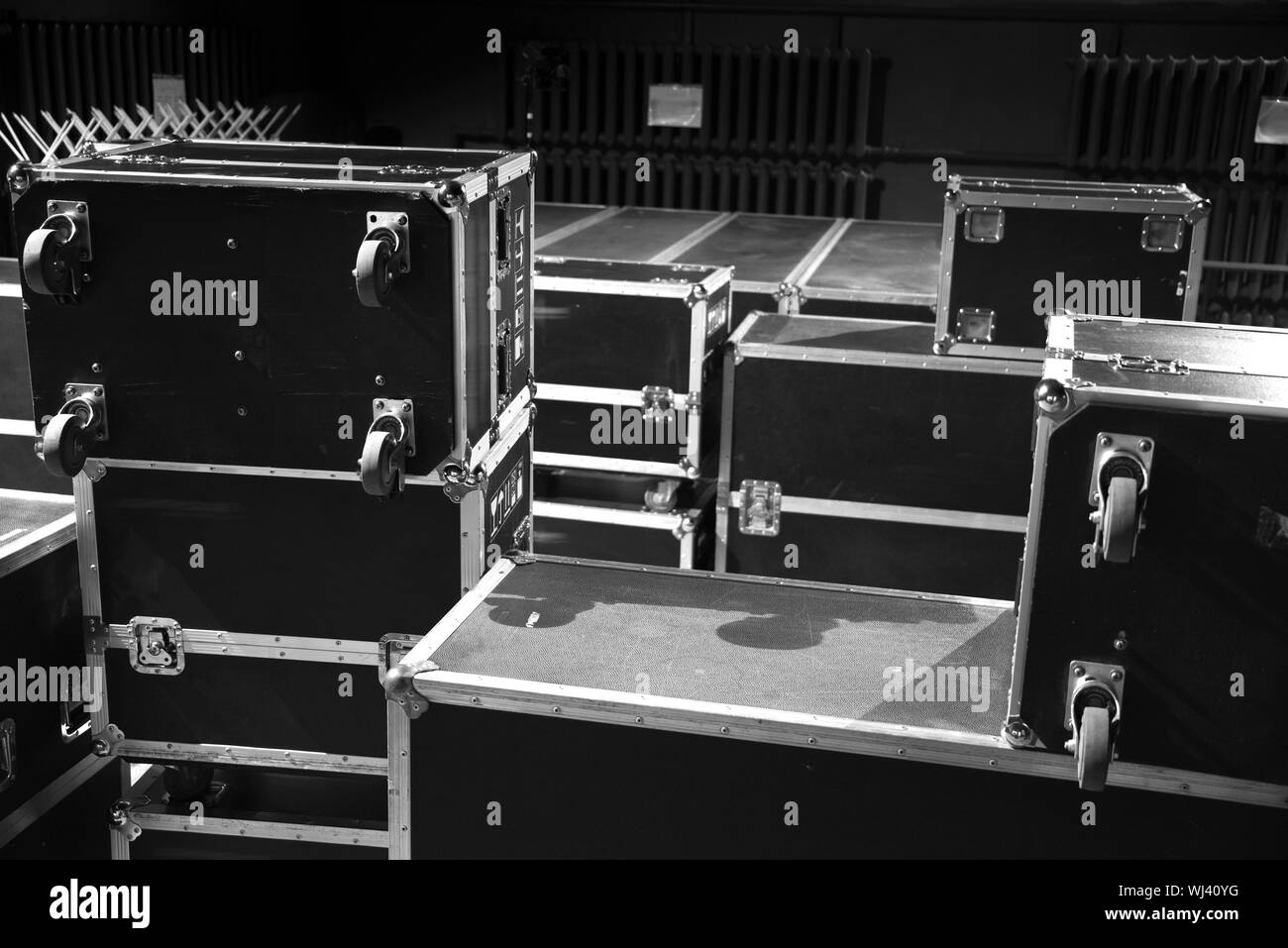 Concert Equipment Boxes High Resolution Stock Photography and Images ...