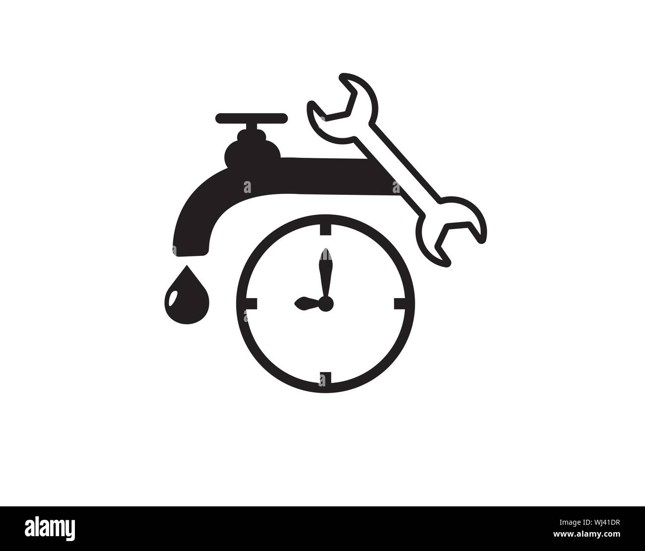 Emergency plumbing icon- vector Stock Vector Image & Art - Alamy