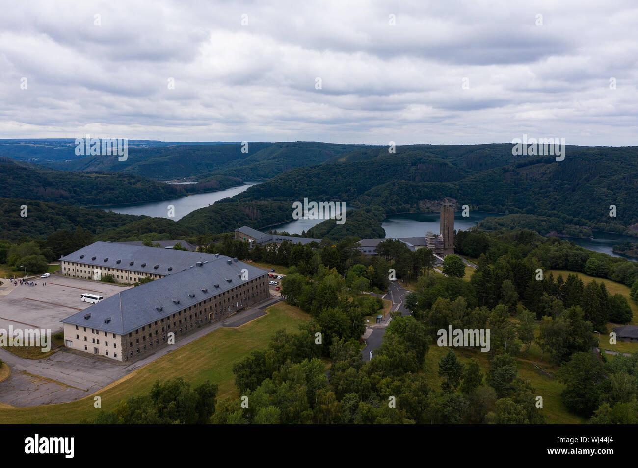 Aerial view of NS-Ordensburg Vogelsang, Germany Stock Photo - Alamy