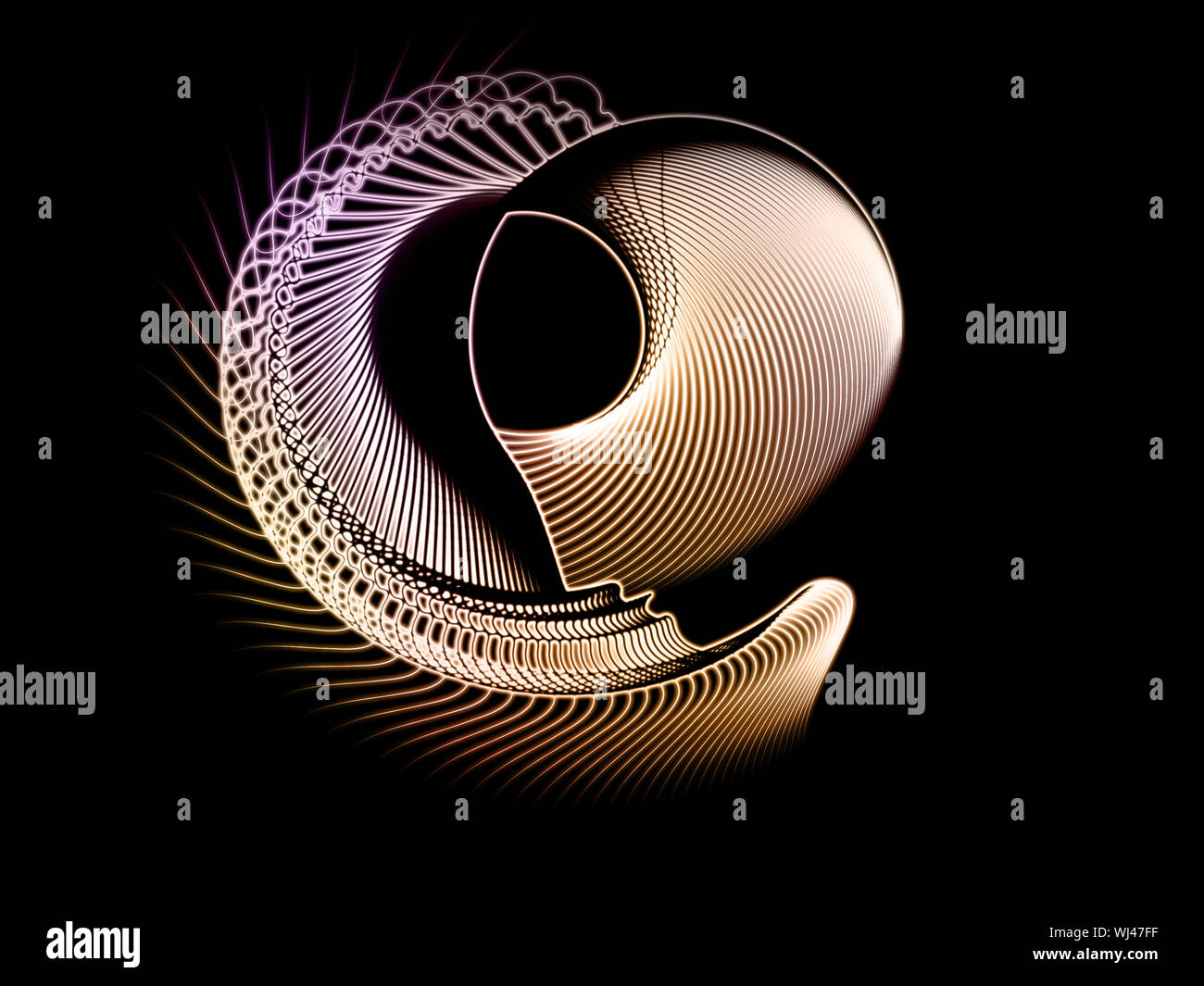 Geometry of Soul series. Visually pleasing composition of profile lines ...