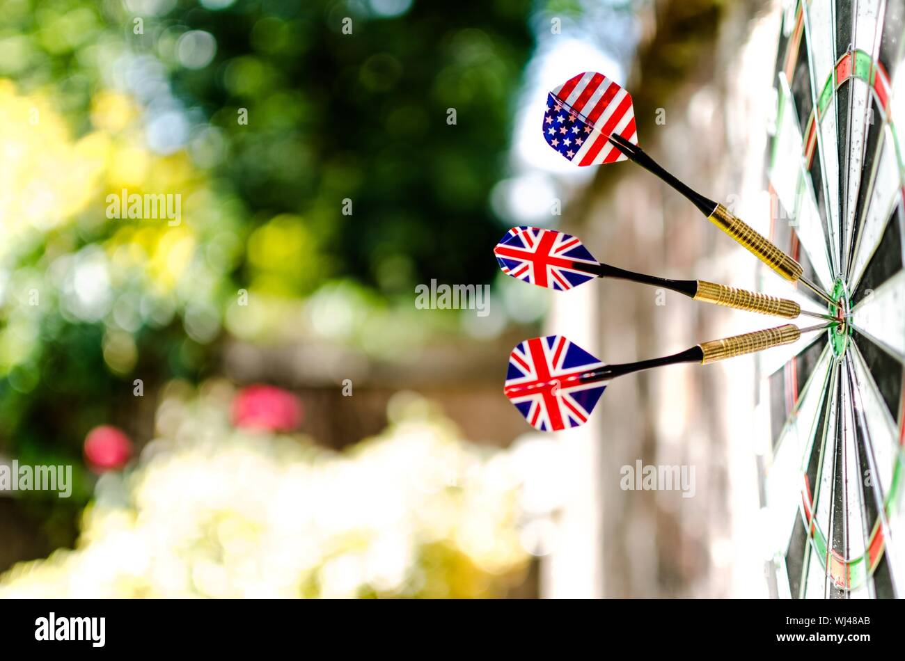 British flag dart hi-res stock photography and images - Alamy