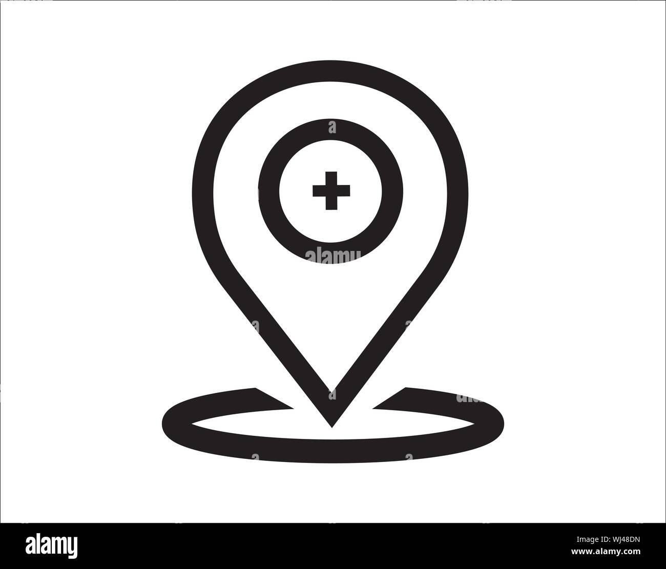 Placeholder icon vector isolated on white background, Placeholde ...