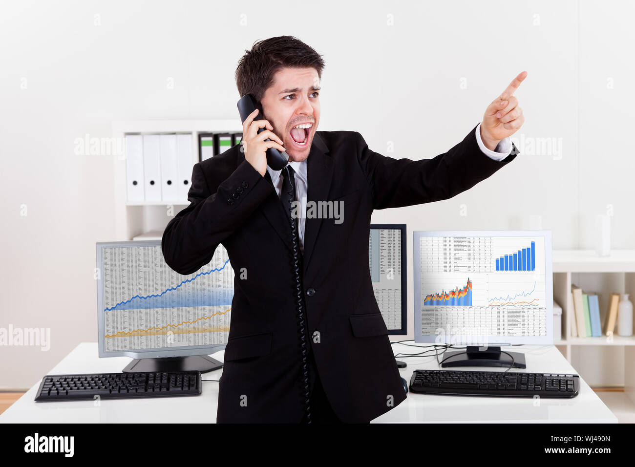 Lawyer yelling hi-res stock photography and images - Alamy