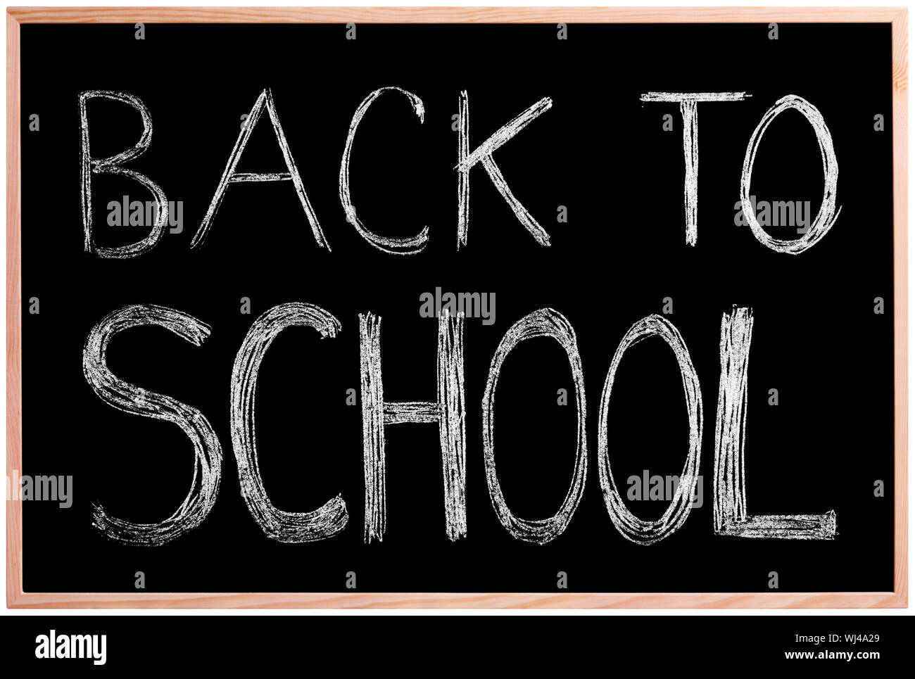 Back to School! Blackboard/ chalkboard with back to school written with ...