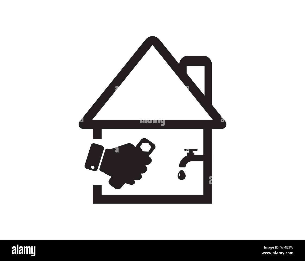 Save water icon in Cut Out Stock Images & Pictures - Alamy