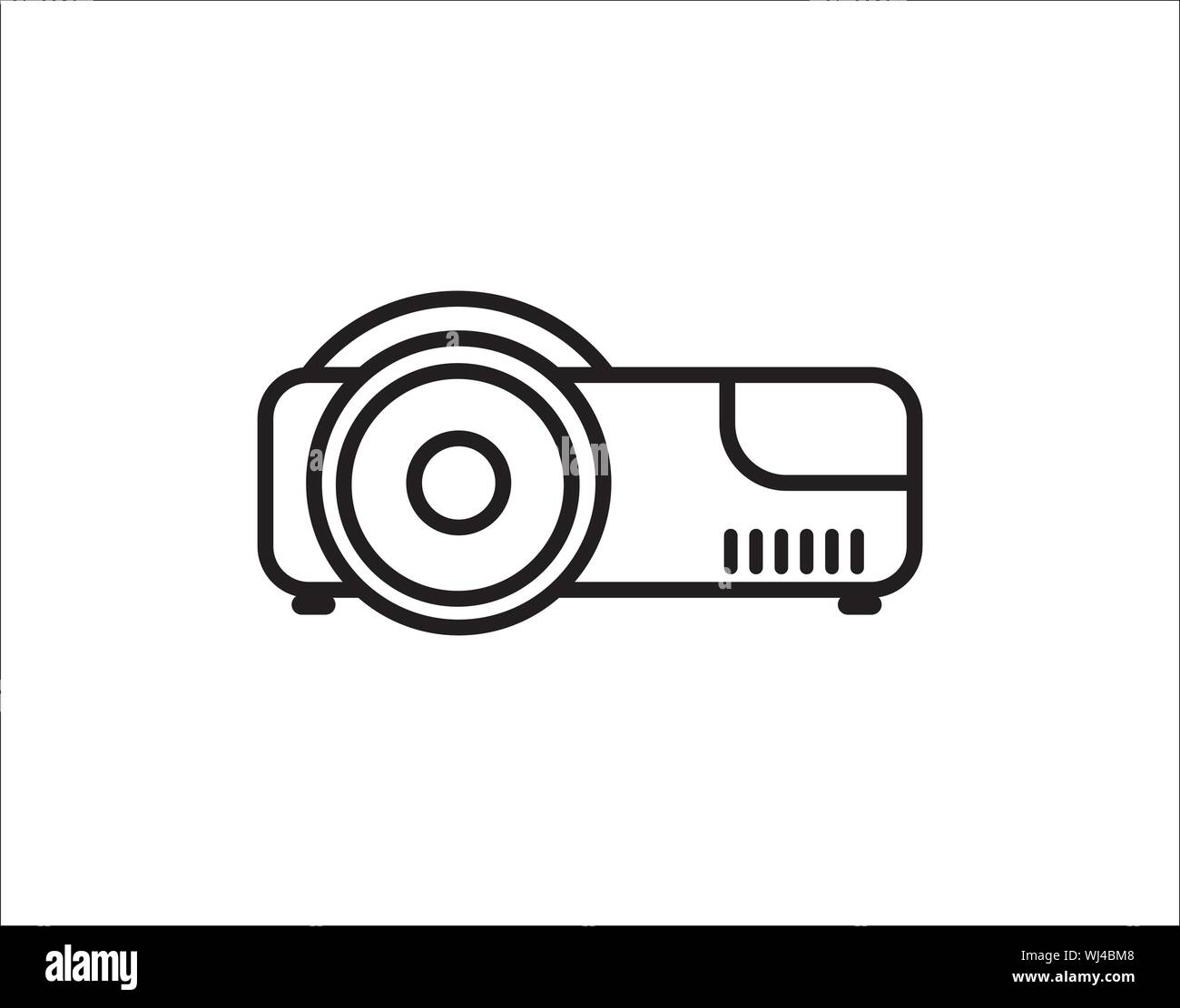 Simple outline business presentation showing hi-res stock photography ...