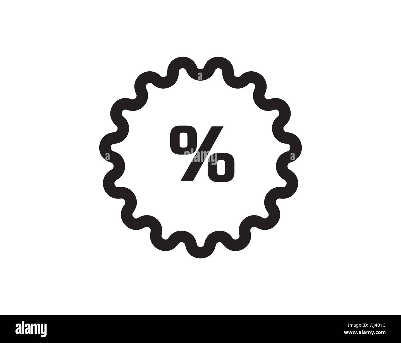 discounts icon on white background - Vector Stock Vector Image & Art ...