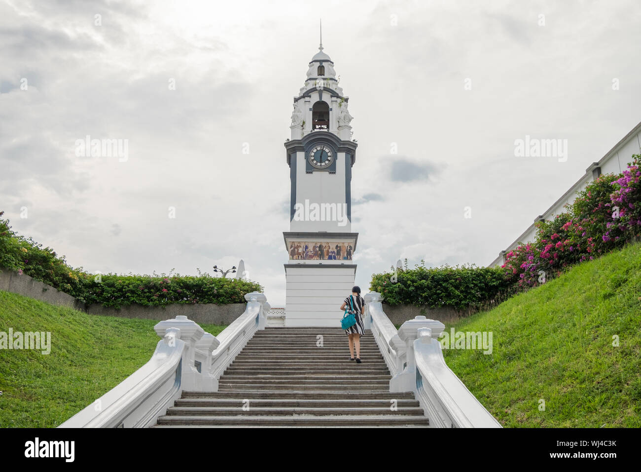 The historic central clock tower in Ipoh, Malaysia Stock Photo - Alamy