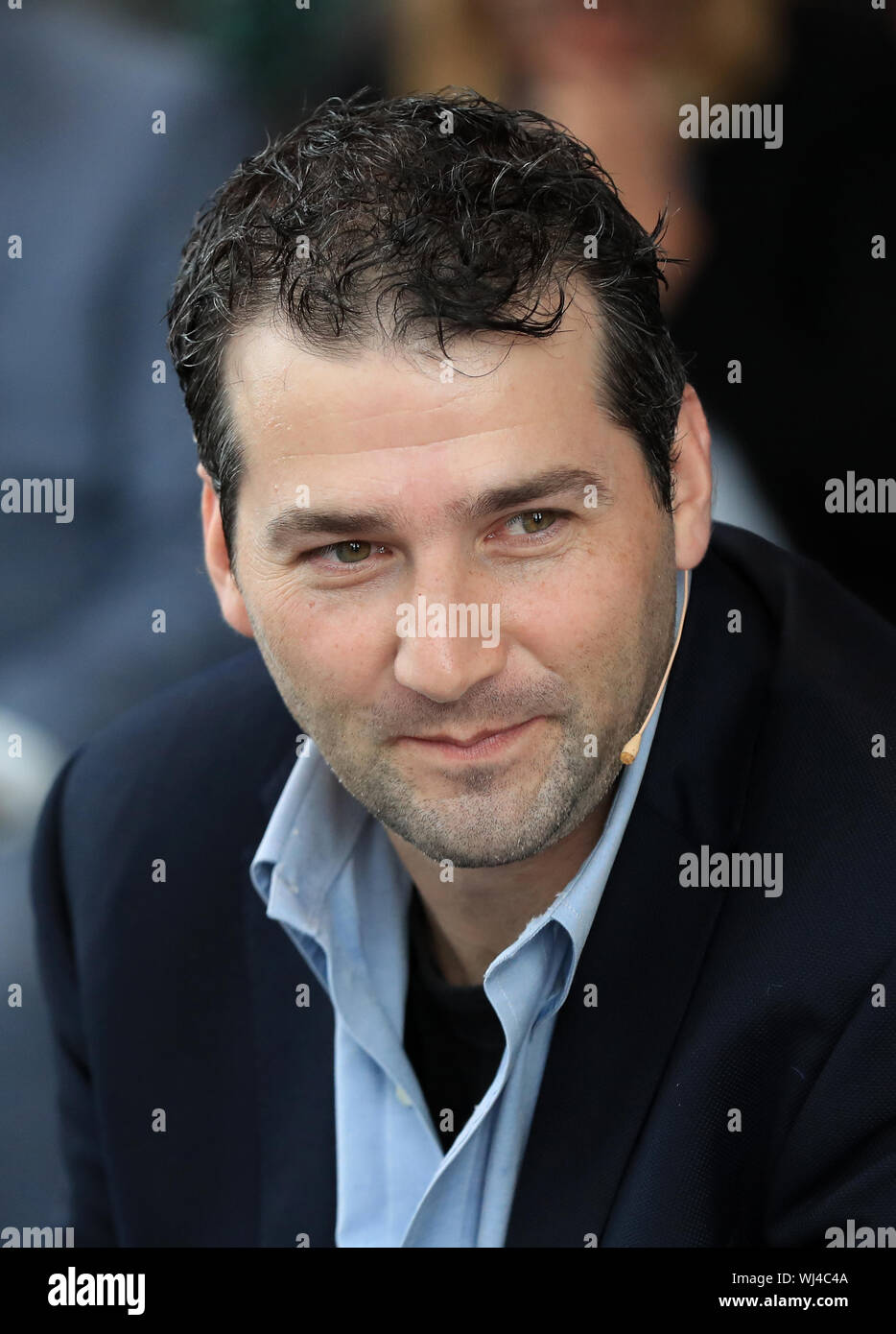 Bryan Dove, CEO of Skyscanner, speaking in the A'DAM Tower in Amsterdam ...