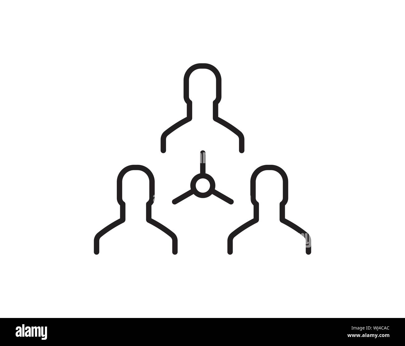 Filled hierarchical structure super icon. Hierarchical structure vector ... Filled hierarchical structure super icon. Hierarchical structure vector ...
