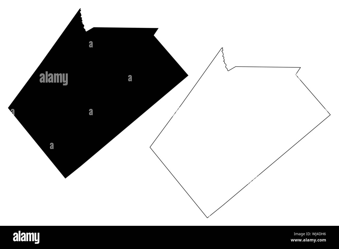 Map of wilson county Black and White Stock Photos & Images - Alamy