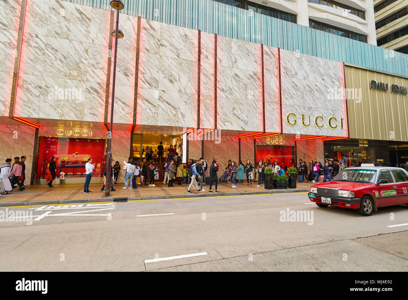 HONG KONG, CHINA - CIRCA JANUARY, 2019: Gucci store in Hong Kong Stock ...