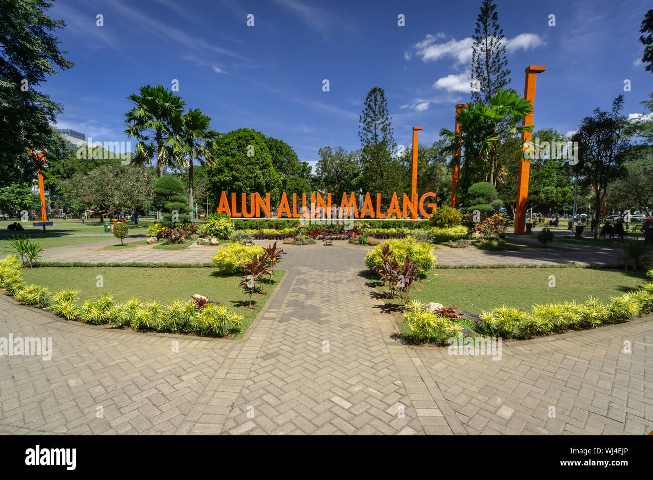 Malang best destination to travel East Java Indonesia Stock Photo - Alamy