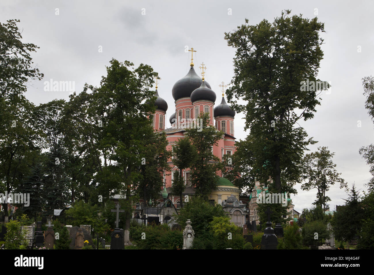 Great Cathedral (New Cathedral) of the Donskoy Monastery and the ...