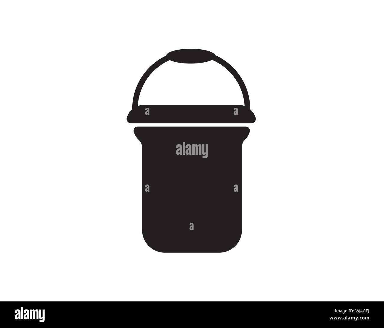 bucket vector icon - Vector Stock Vector Image & Art - Alamy