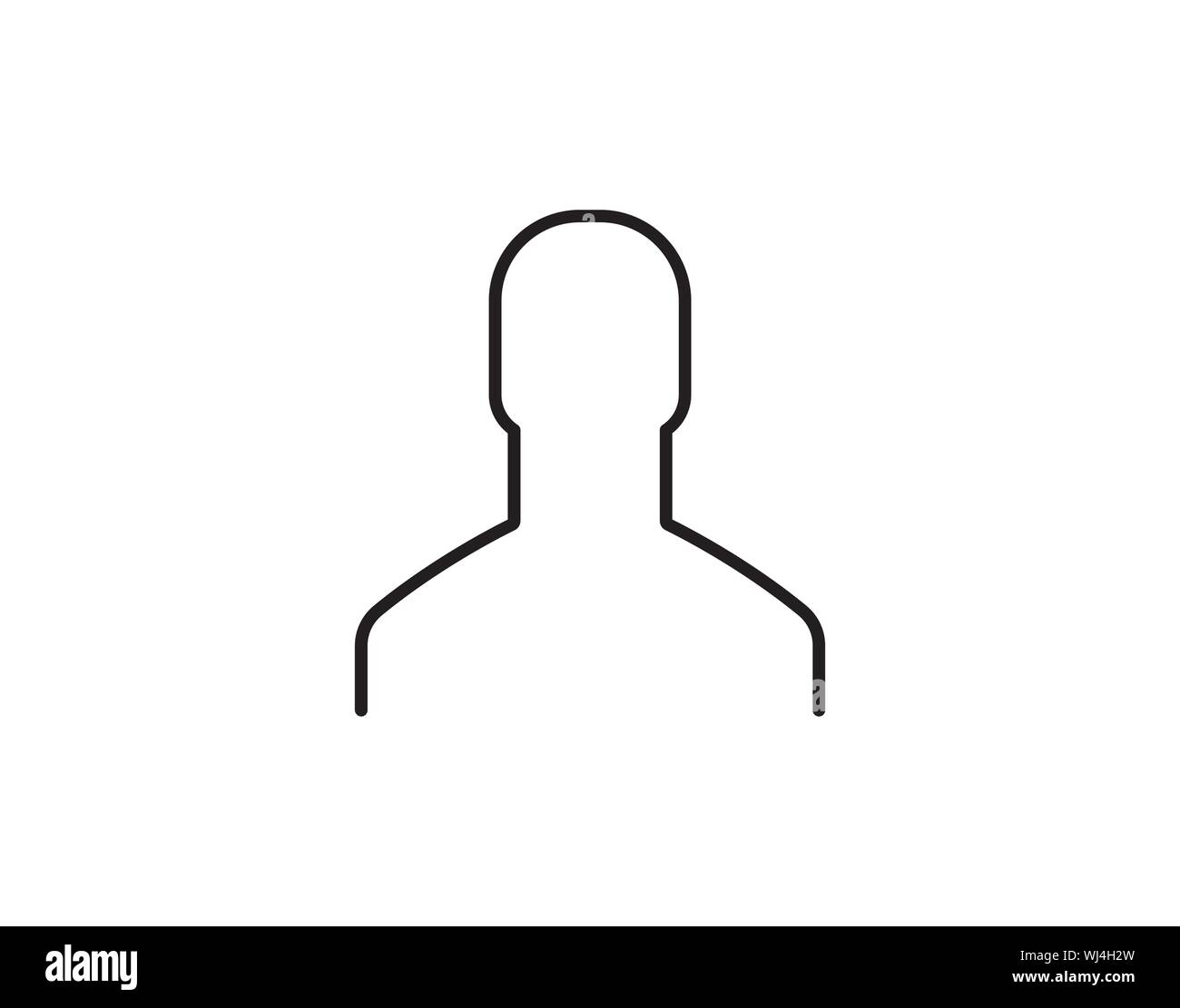 User account symbol on Black and White Stock Photos & Images - Alamy