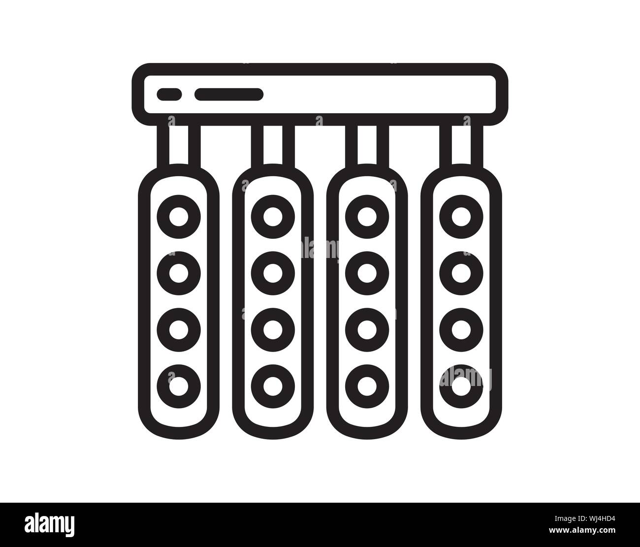 Line art icon light Cut Out Stock Images & Pictures - Alamy