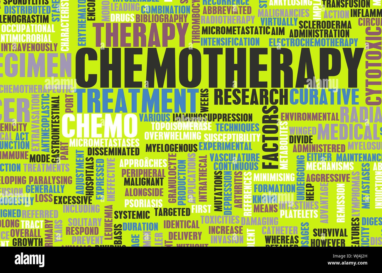 Chemotherapy as a Medical Concept with Side Effects Stock Photo - Alamy