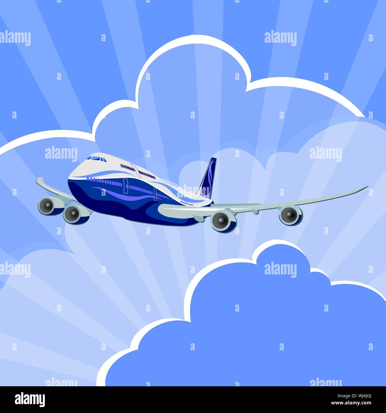 Aircraft Aviation Transport Stock Vector Images - Alamy