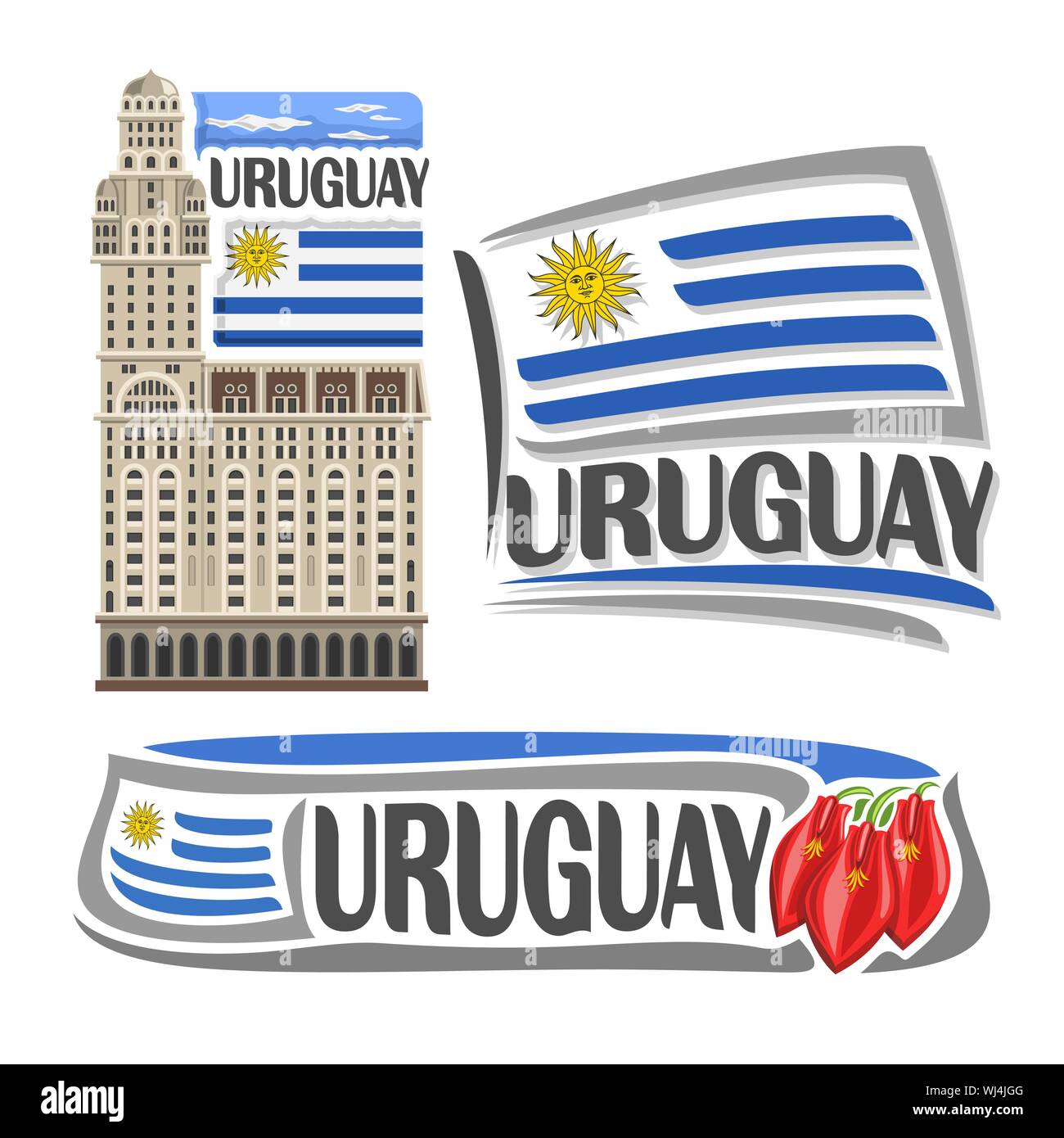 Plaza independencia uruguay Stock Vector Images - Alamy