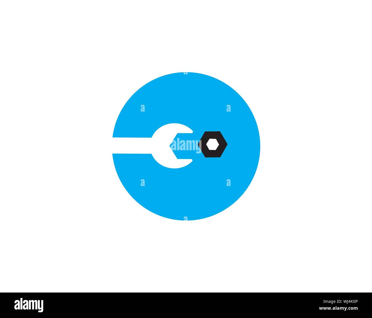 Screw icon logo outline hi-res stock photography and images - Alamy