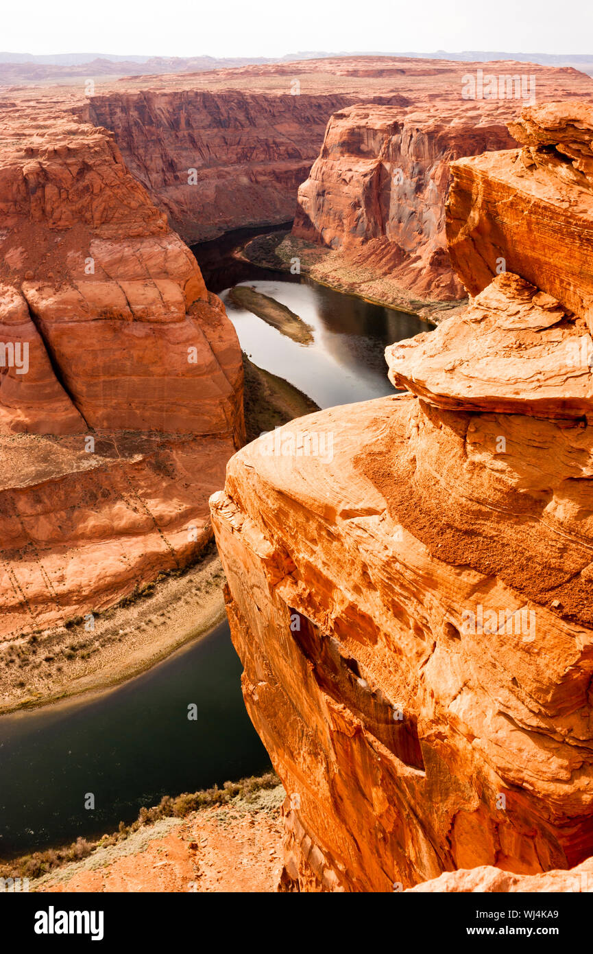 The Colorado River Meanders Cutting into What Becomes the Grand Canyon ...