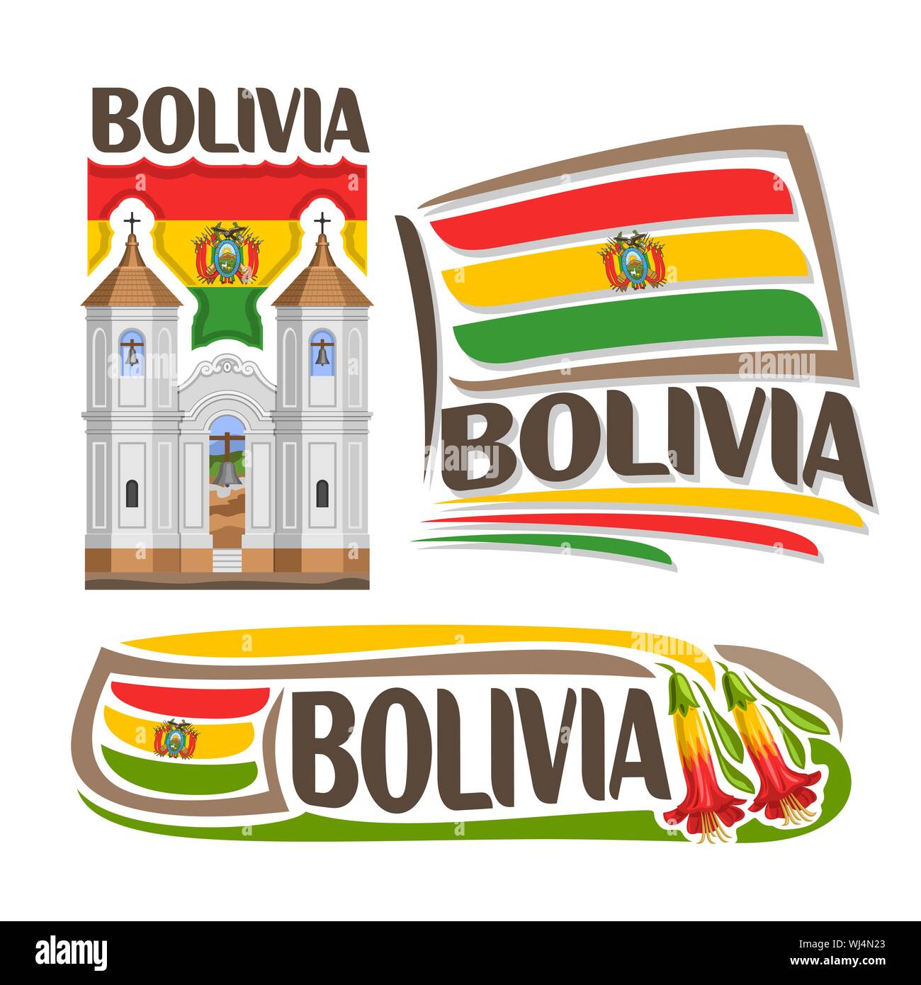Bolivian national flower Cut Out Stock Images & Pictures - Alamy