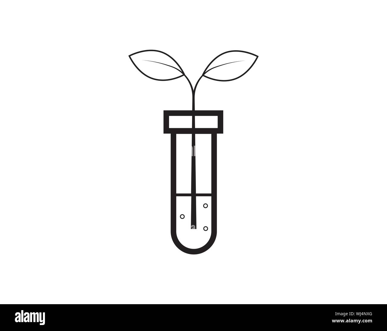 Biotechnology agriculture laboratory Stock Vector Images - Alamy
