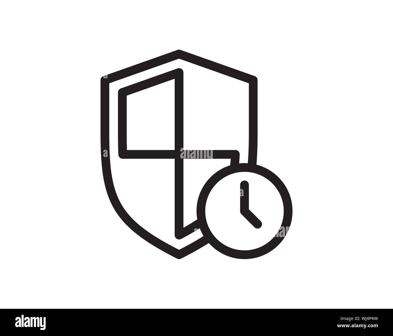 Time security icon vector illustration Stock Vector Image & Art - Alamy