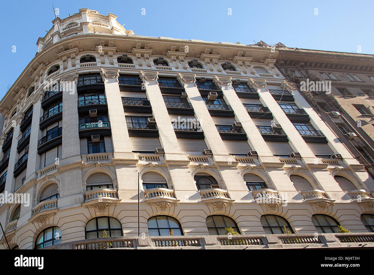 beautiful building in the heart of Buenos Aires, Argentina Stock Photo ...
